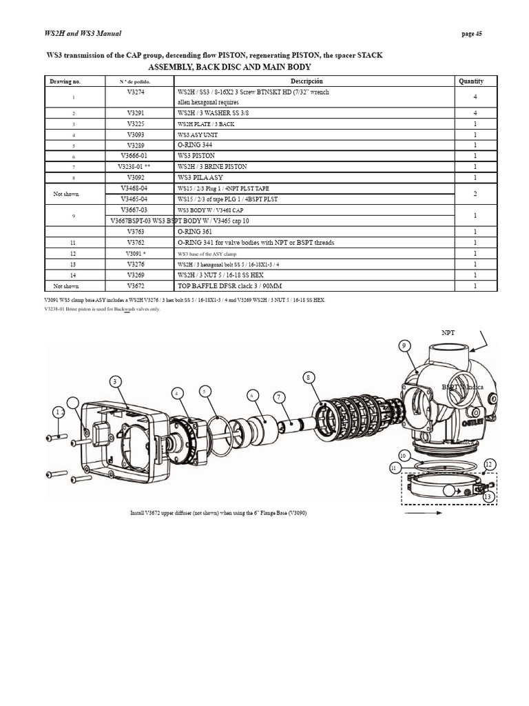 CLACK Manual WS2H-WS3 Installer (2) translate[45-64].en.es | PDF | Valve