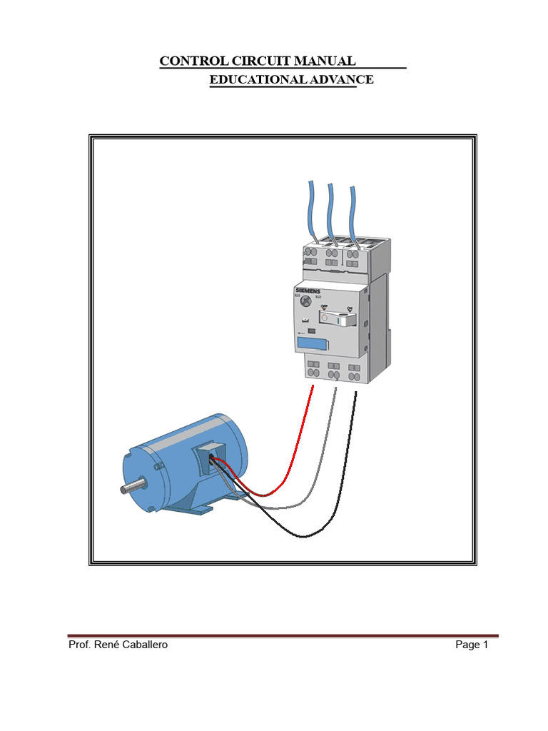 Control Circuit Techniques Manual | PDF | Relay | Electric Motor