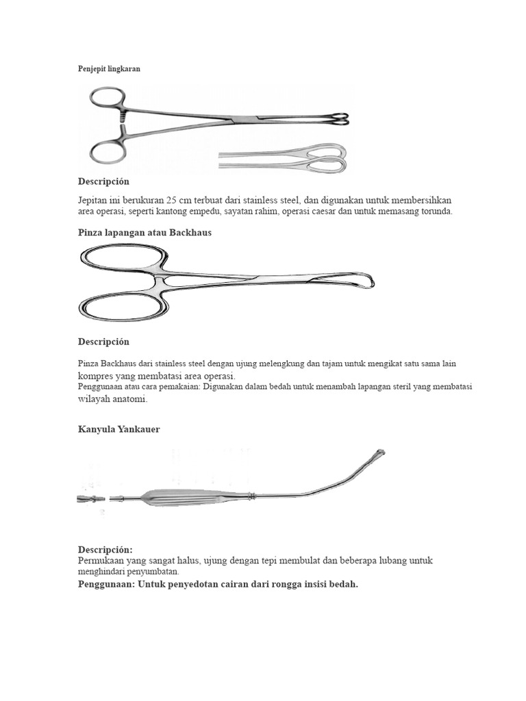 Instrumen Bedah | PDF