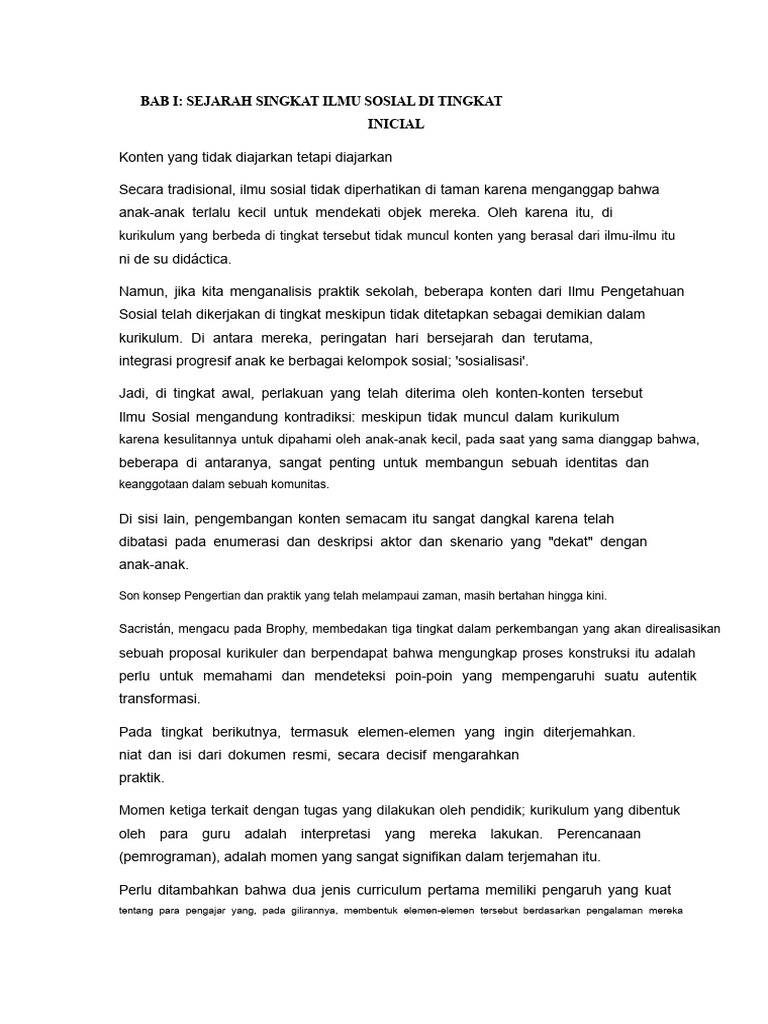 Bab I. Ilmu Sosial. Varela dan Ferro | PDF