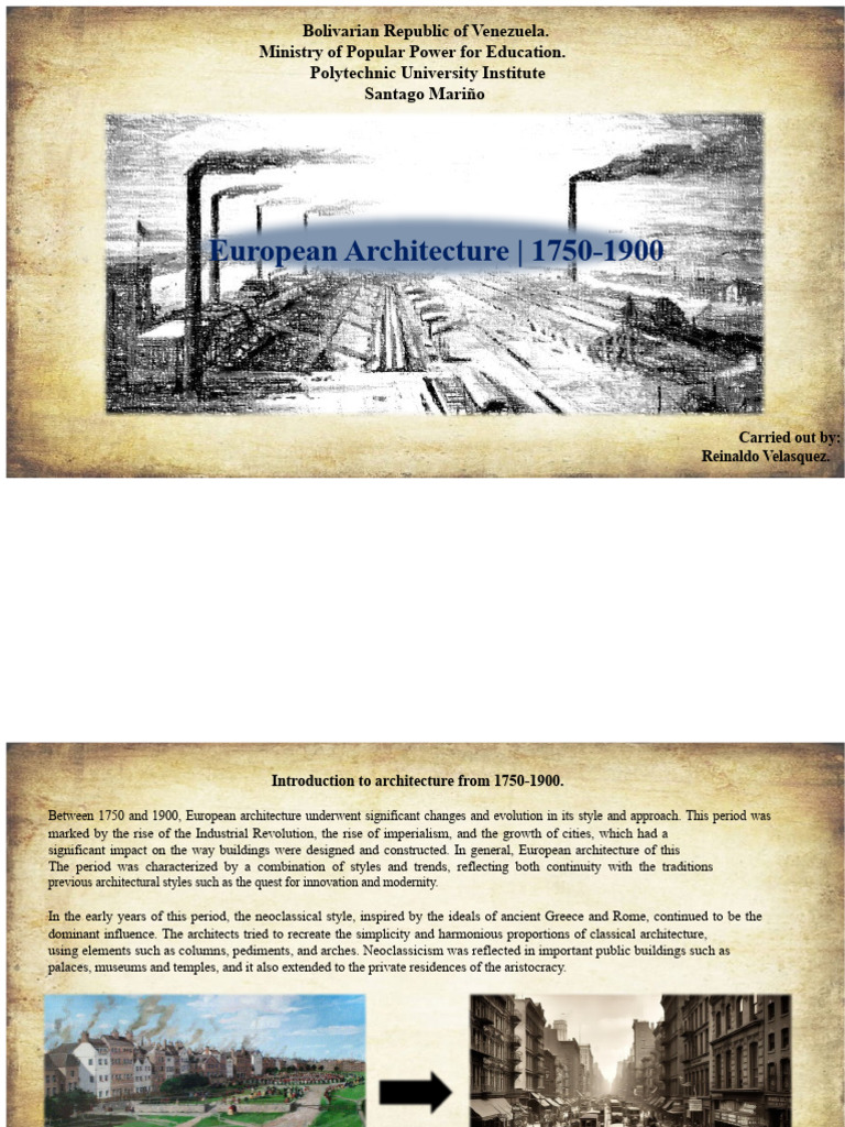 European Architecture in 1750-1900 | PDF | Gothic Architecture | Mosque