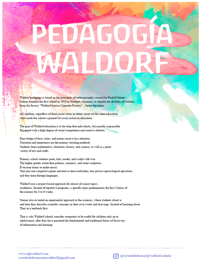 Waldorf Education: A Holistic Approach | PDF | Waldorf Education ...