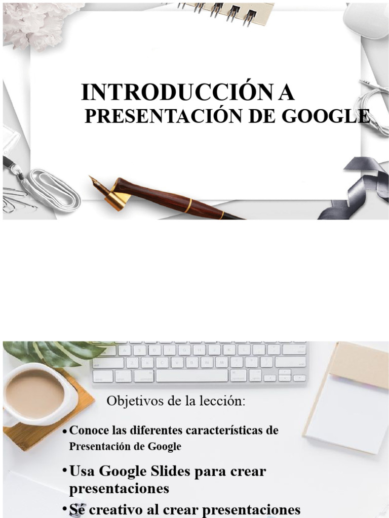 Introducción A Google Slide | PDF | Microsoft PowerPoint | Software
