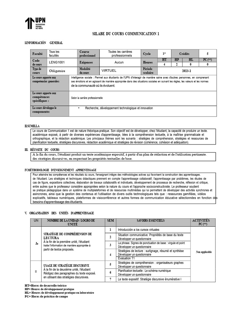 Cours de Communication 1 : Rédaction Académique | PDF | Apprentissage ...