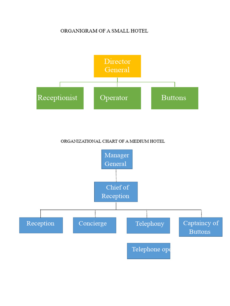 Small Hotel Organizational Chart | PDF