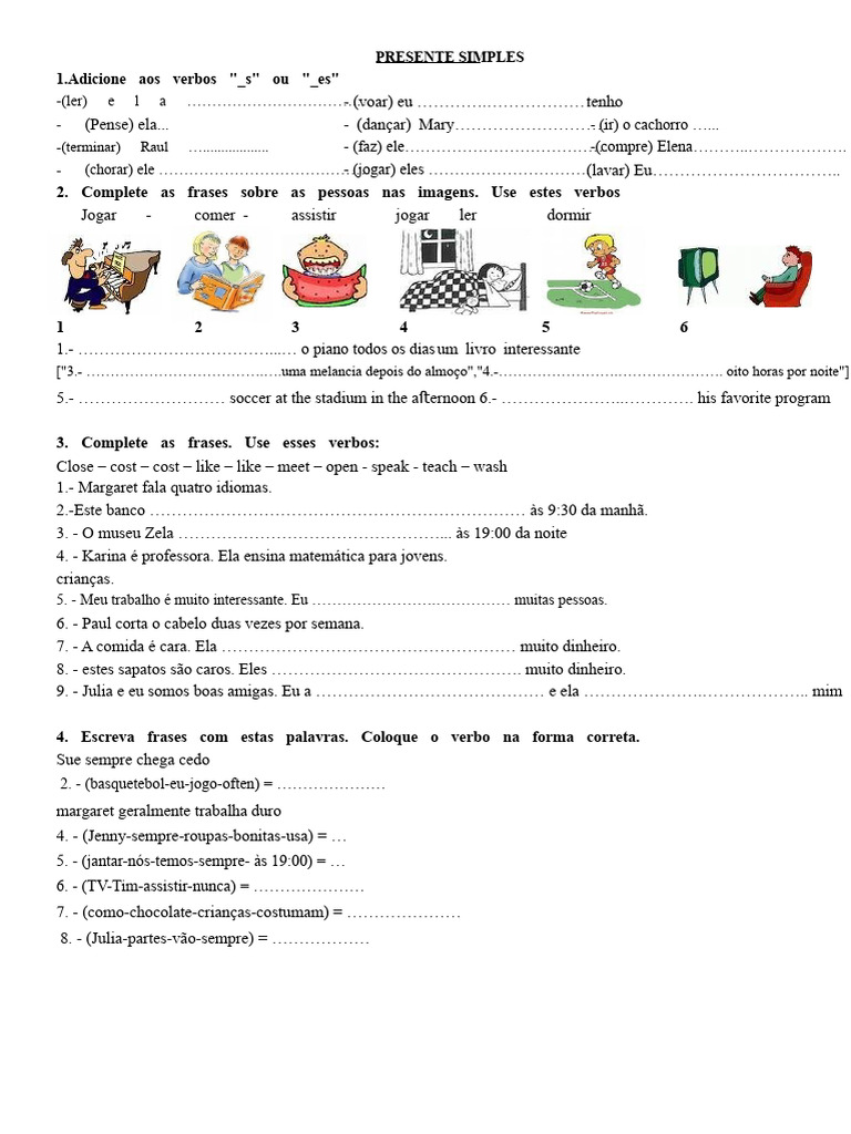 Folha de Trabalho nr.4 | PDF