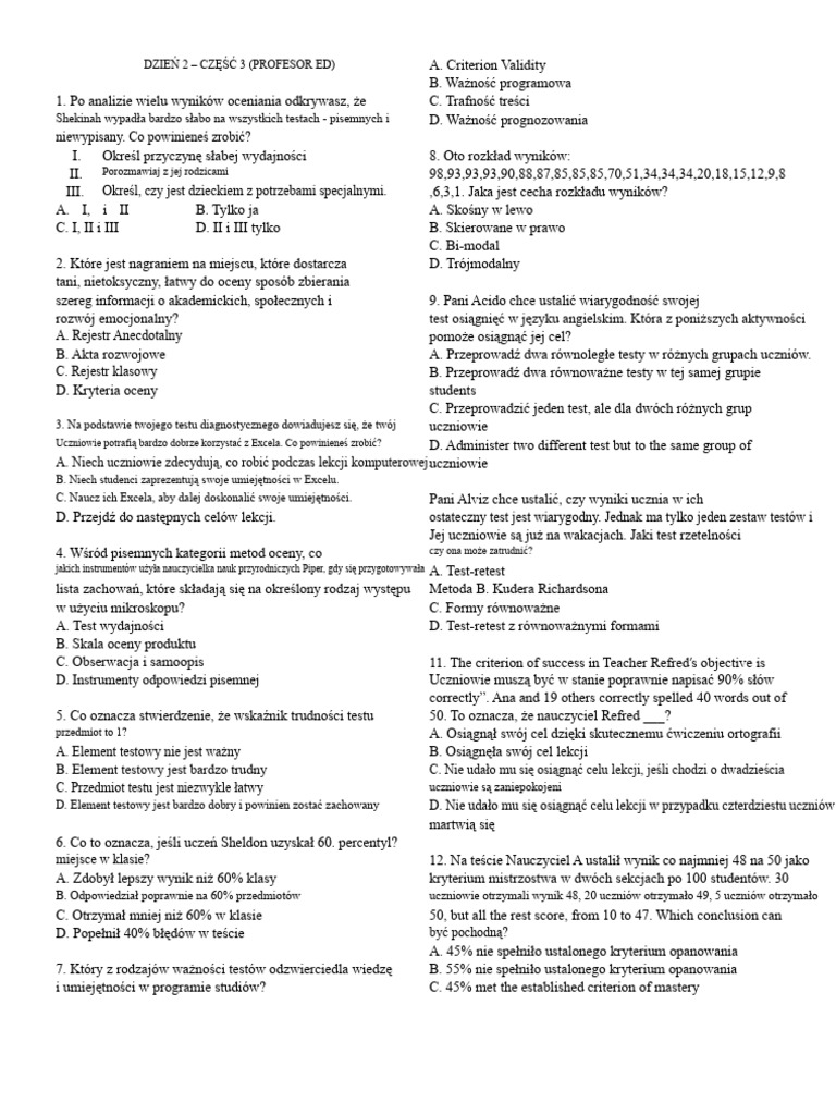 Dzień 2 - ProfEd | PDF