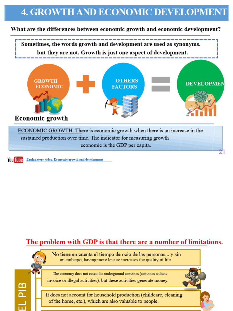 Economic Growth vs. Development Explained | PDF | Economic Growth ...