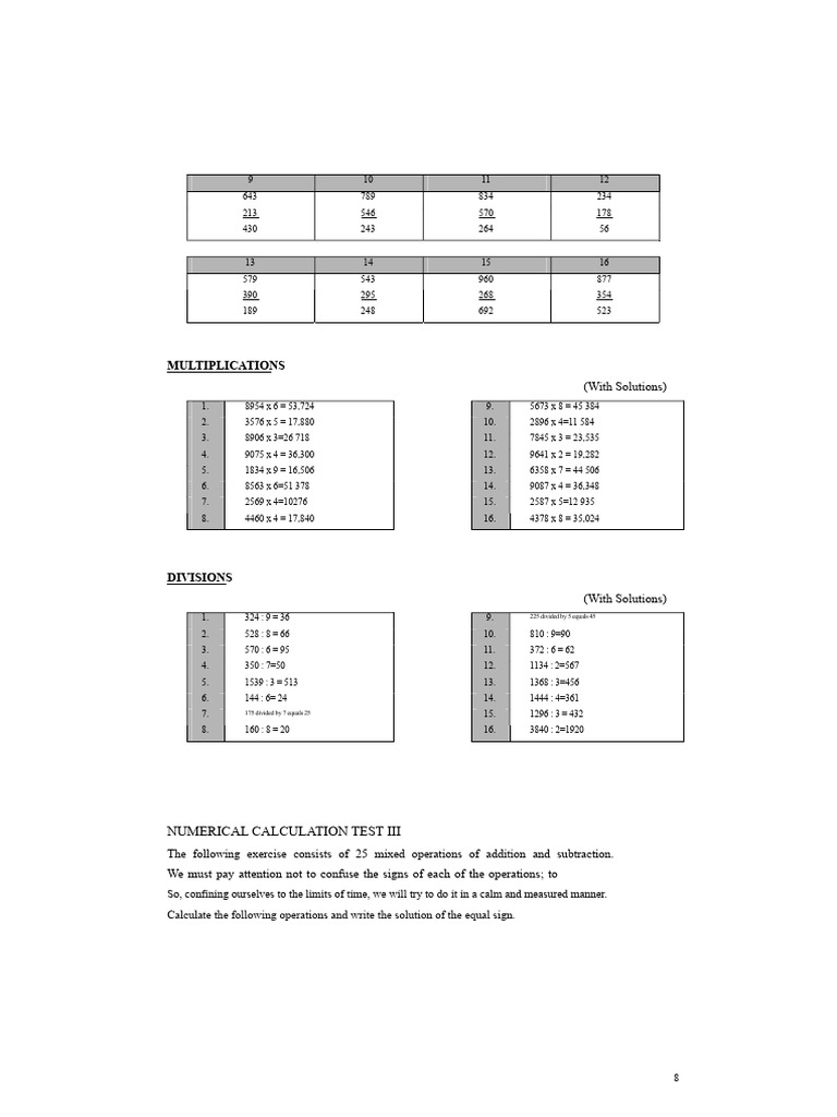 APTITUDE AND VERBAL COMPREHENSION TESTS | PDF