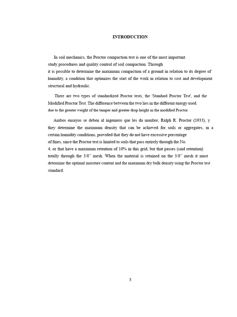Standard and Modified Proctor | PDF | Porosity | Soil