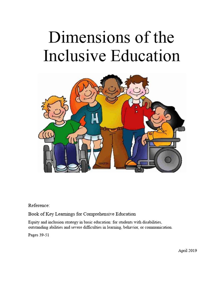 Inclusive Education Strategy Overview | PDF | Inclusion (Education ...