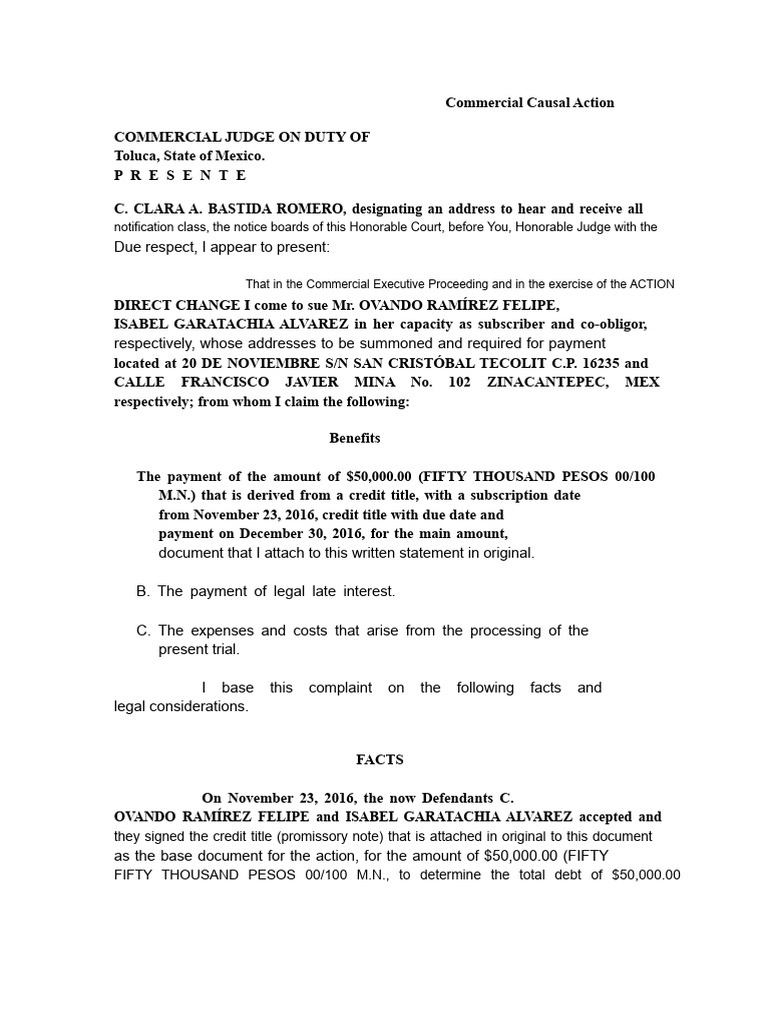 Causal Action | PDF | Lawsuit | Common Law