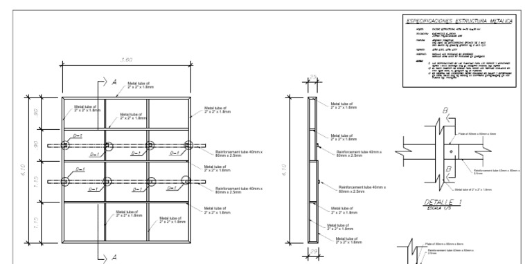 Structural Plan of Advertising Panel | PDF