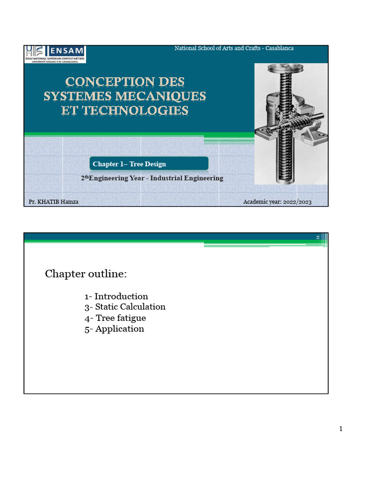 Tree Design and Static Calculation Guide | PDF | Fatigue (Material ...