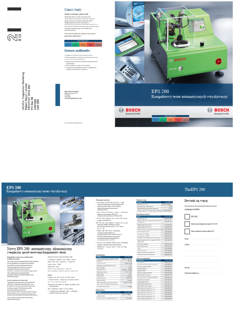 Test Diesel Bosch EPS 200 | PDF