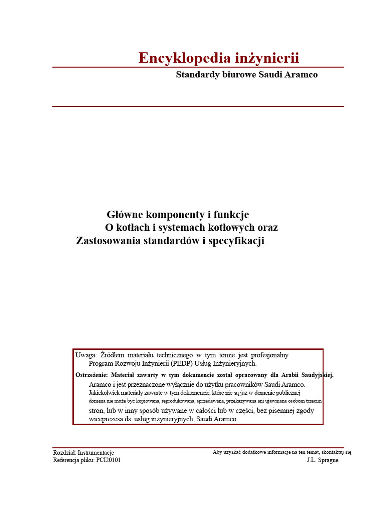 Kocioł - Komponenty I Funkcje | PDF