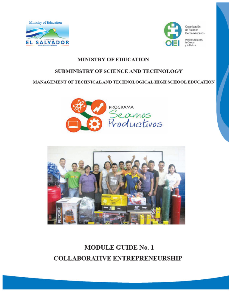Module I, Collaborative Entrepreneurship | PDF | Entrepreneurship ...