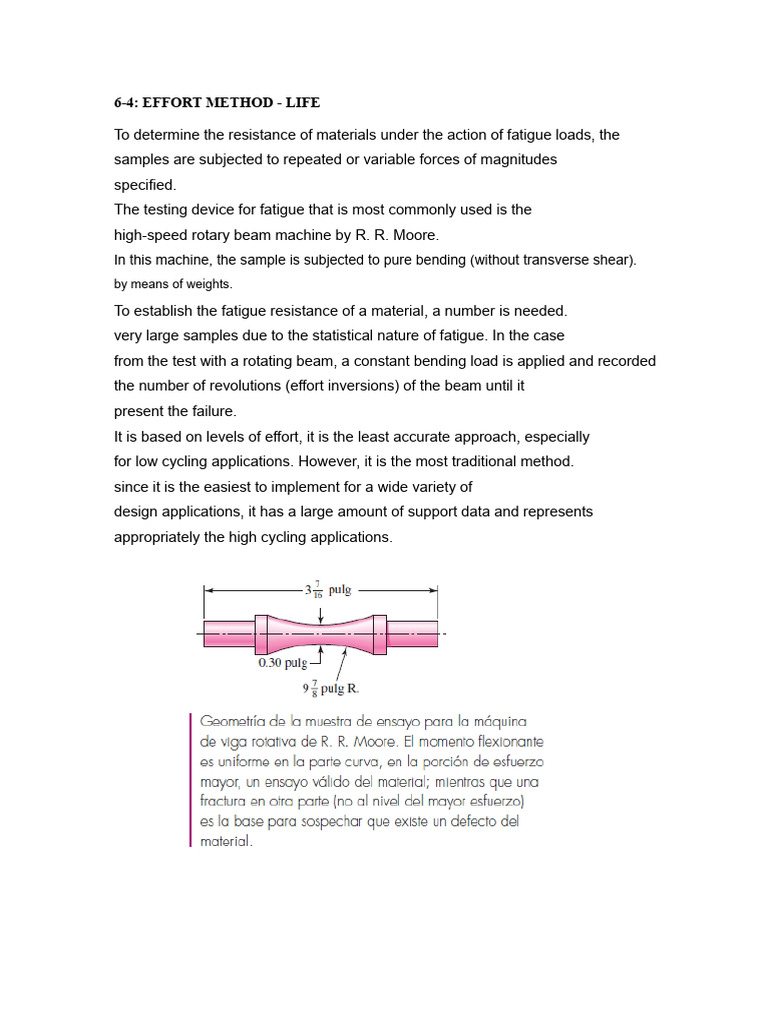 Part 2 - Effort Method - Life | PDF | Fatigue (Material) | Fracture