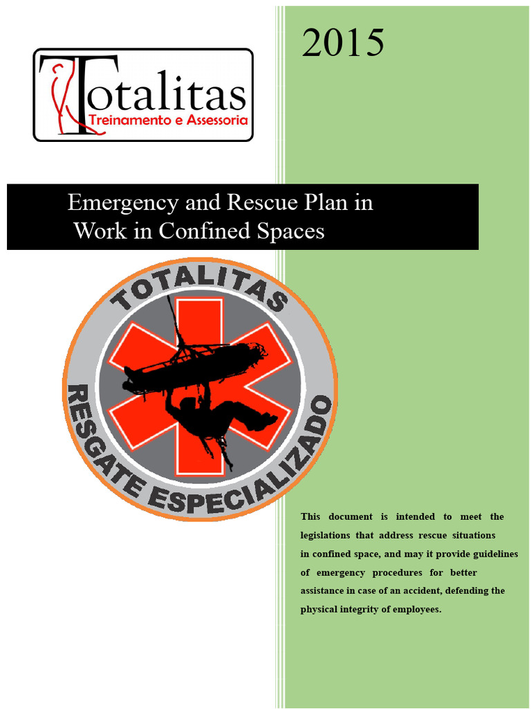 Confined Space Rescue Plan TEVOL Gallery | PDF | Safety | Occupational ...