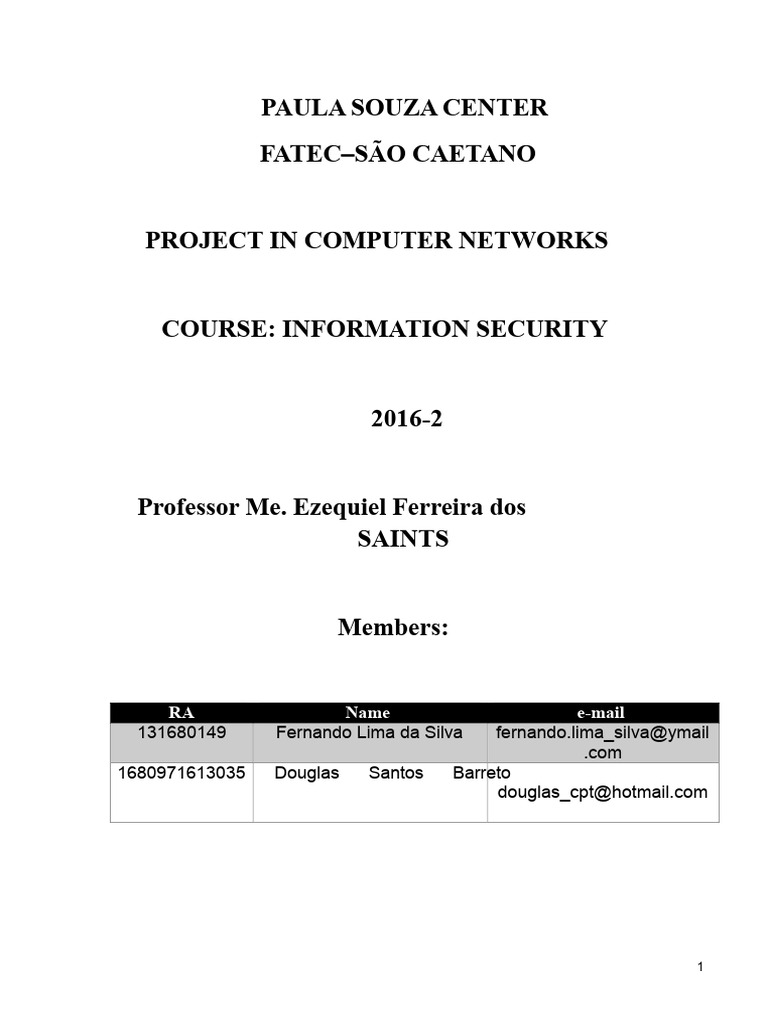 Computer Networks Project Overview | PDF | Computer Network | Router ...