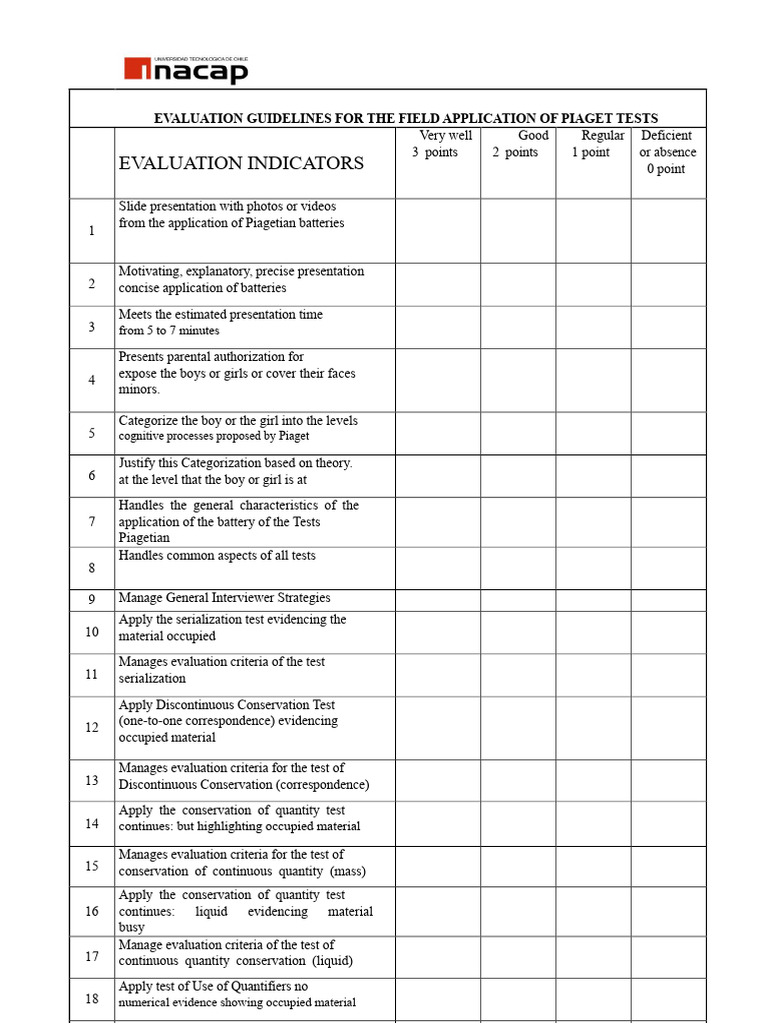 Piagetian Battery | PDF | Cognitive Psychology | Cognitive Science