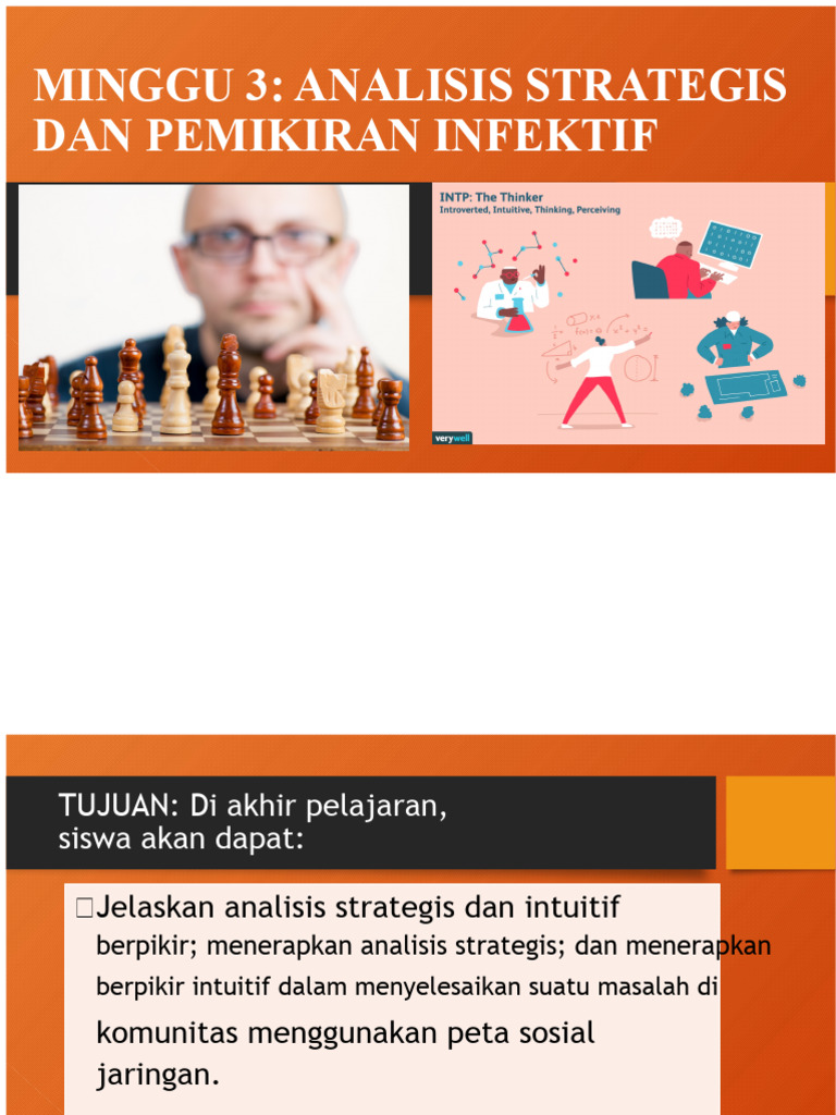 Minggu 3 Analisis Strategis Dan Pemikiran Intuitif | PDF
