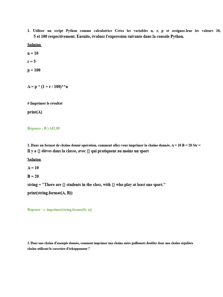 Python_Basics_Assignment | PDF | Python (Langage de programmation ...