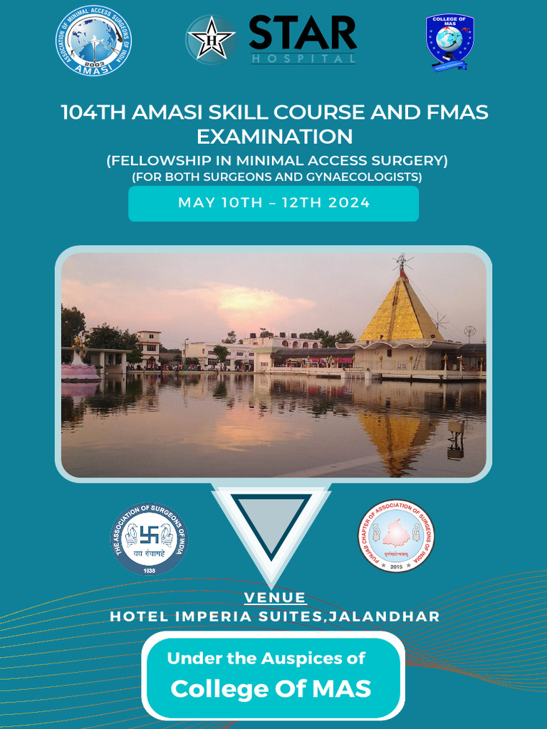 104th AMASI FMAS Skill Course 2024 | PDF | Gynaecology | Clinical Medicine