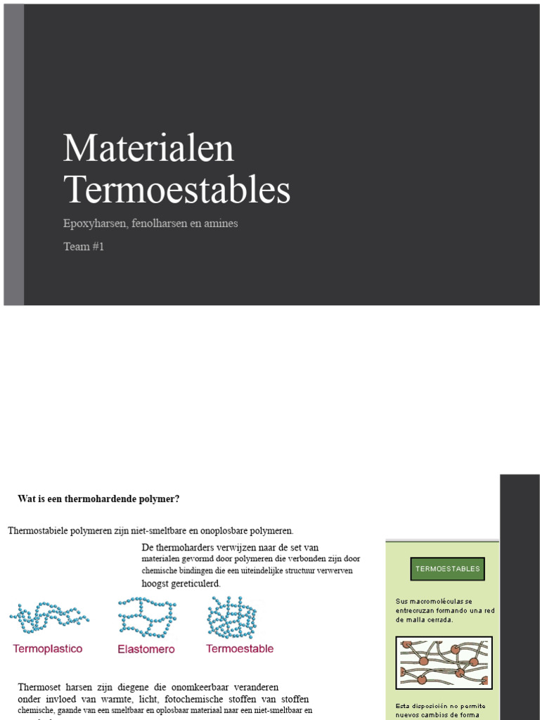 Thermohardende Materialen | PDF