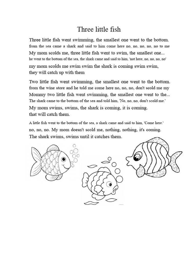 Song of the three little fish | PDF