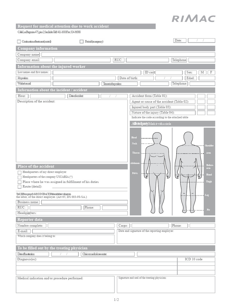 SCTR Attention Sheet | PDF | Thorax | Abdomen