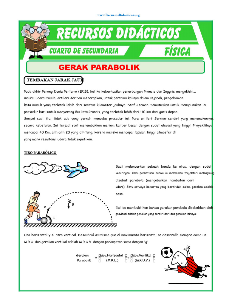Gerakan Parabola dalam Proyektil | PDF