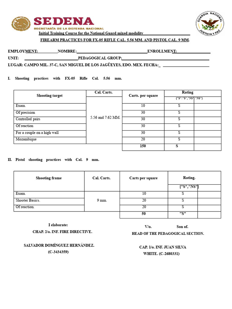 Shooting Practice | PDF | Caliber | Rifle