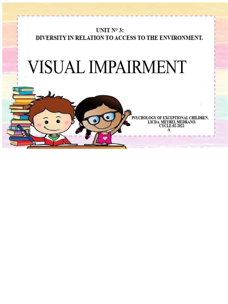 Visual Impairment | PDF | Visual Impairment | Visual Acuity