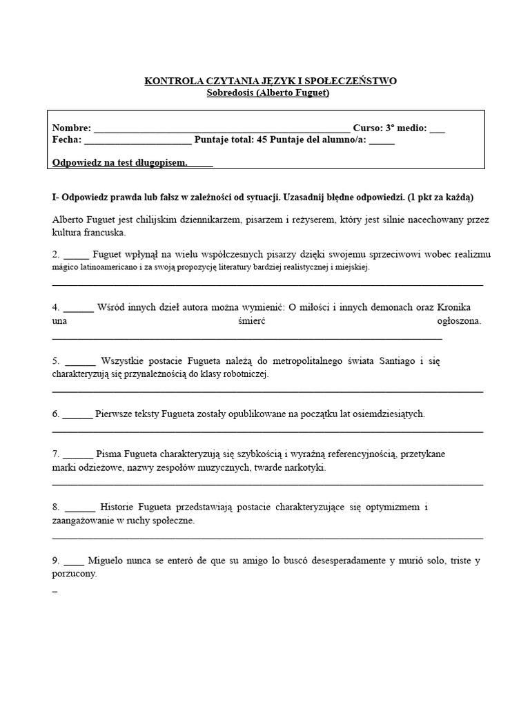 KONTROLA + 3B PRZEDAWKOWANIE | PDF