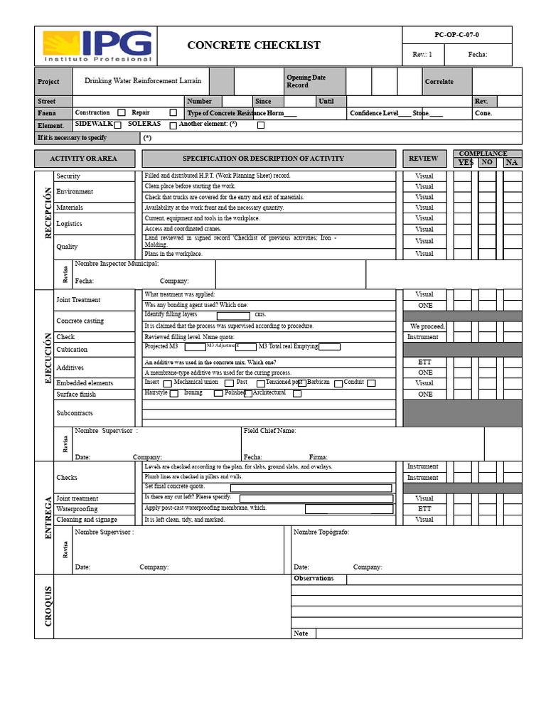 Concrete Protocol | PDF | Concrete | Civil Engineering