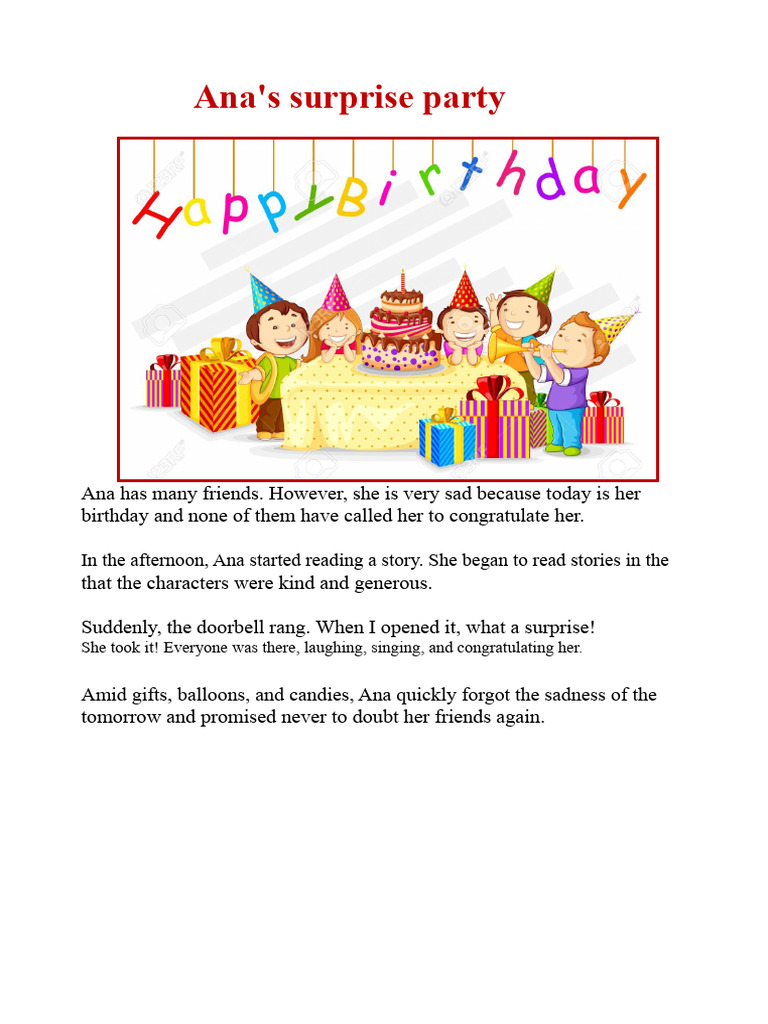 Ana's Surprise Party | PDF
