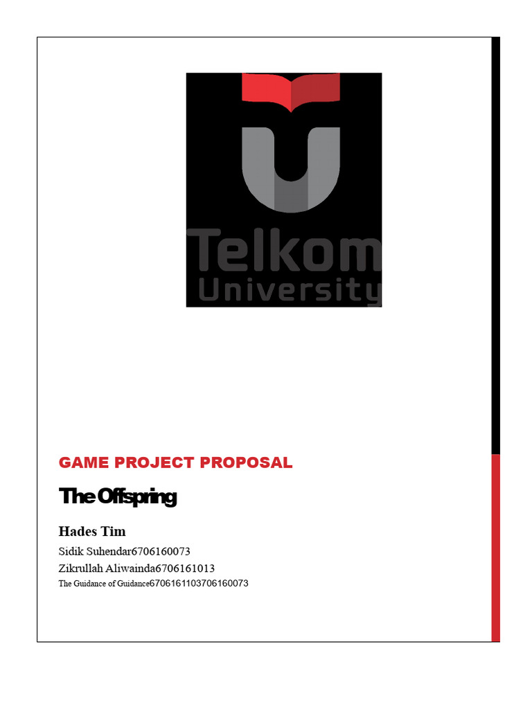 Action Adventure Game Proposal: The Offspring | PDF | Video Games | Gaming