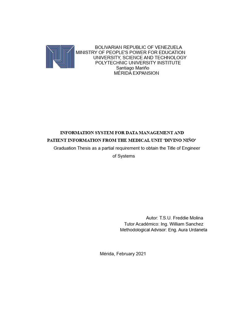 Patient Data Management System Thesis | PDF | Relational Model | Databases