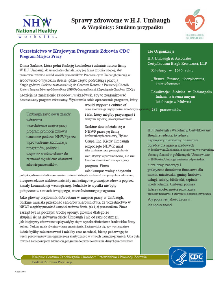 Studium Przypadku Umbaugh | PDF