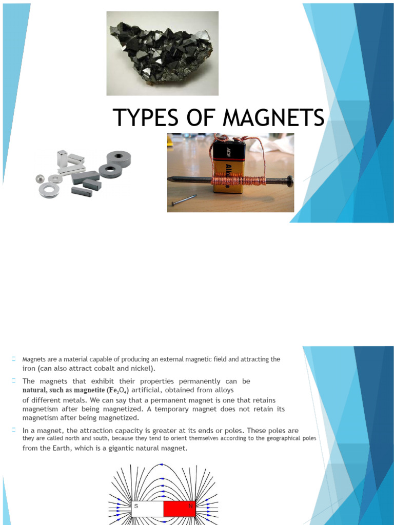 Types and Properties of Magnets | PDF | Magnet | Magnetism