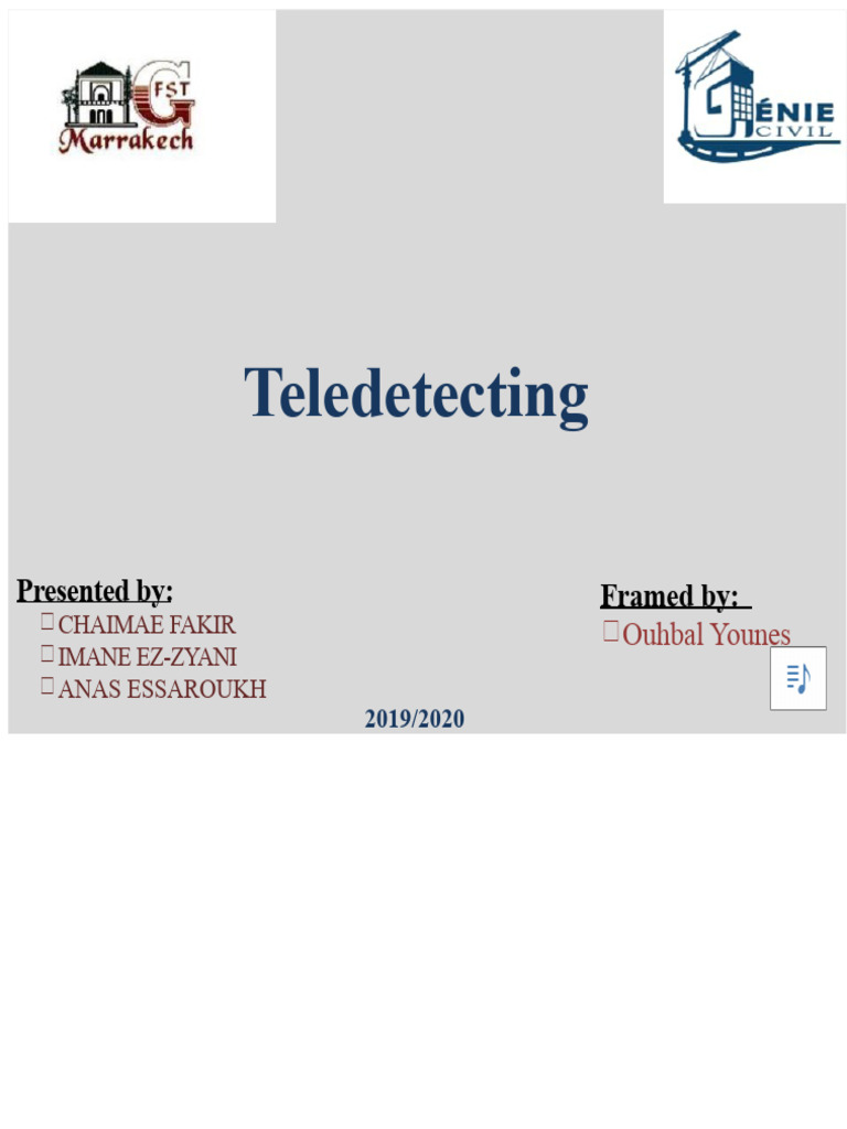 Remote Sensing Civil Engineering 1 | PDF | Remote Sensing | Oceans