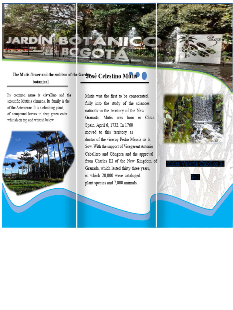Botanical Garden Brochure | PDF | Plants | Natural Environment