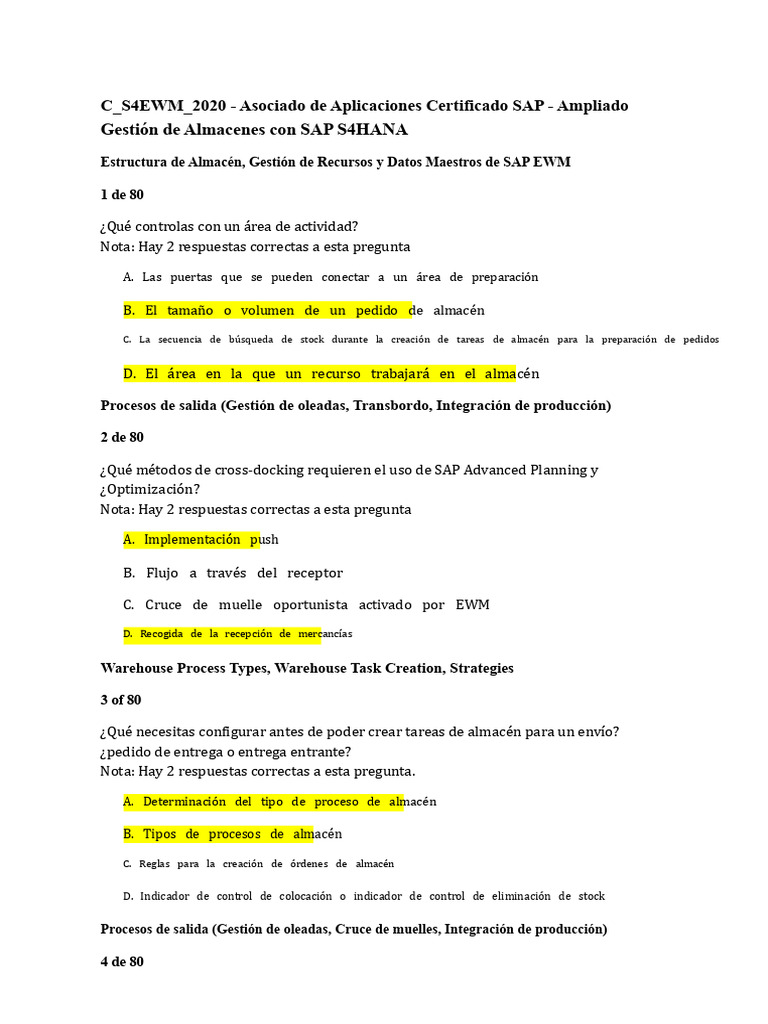 Certificación SAP Dump Por BK | PDF | Sistema de manejo de calidad | Informática