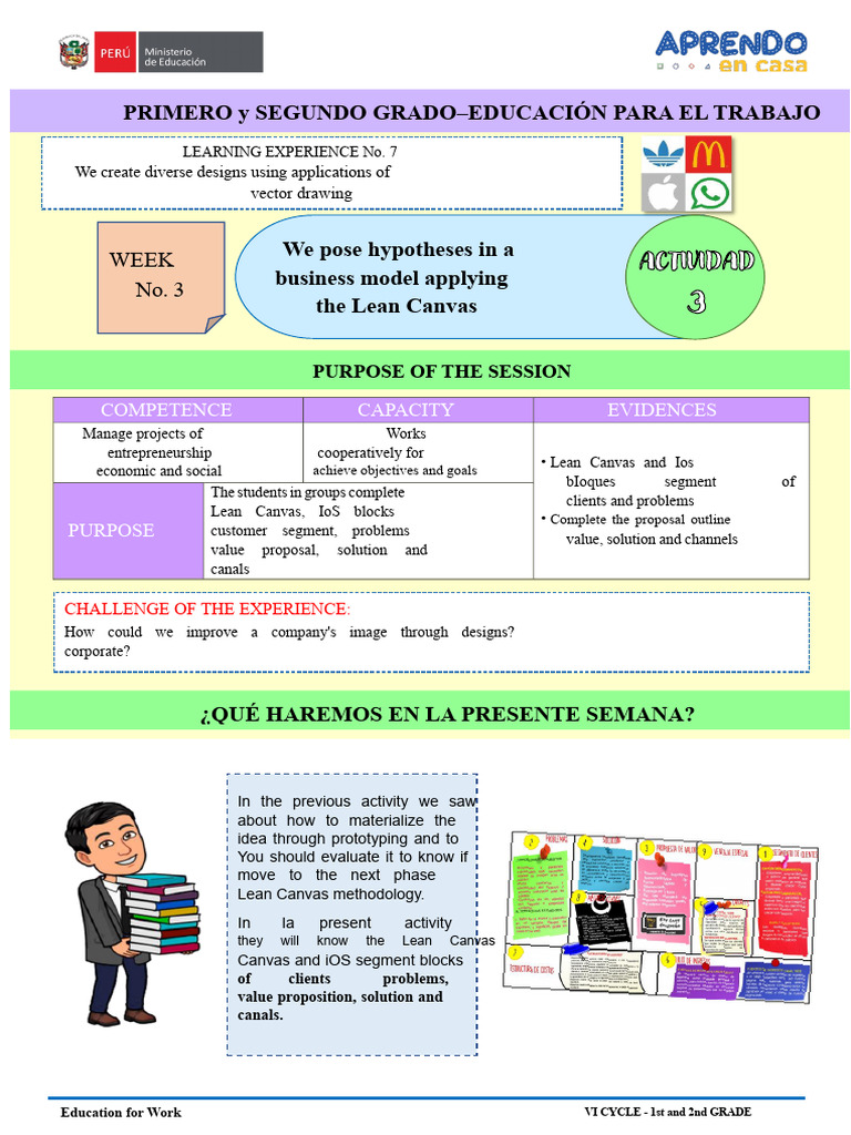 VII LEARNING EXPERIENCE - ACT 3 - 1st and 2nd GRADE - WEEK 3 | PDF ...