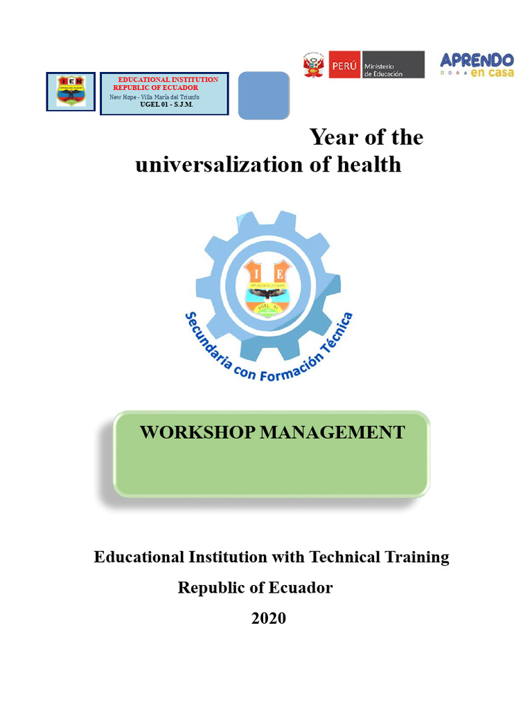 Report From The Workshops Management Ept 12 | PDF