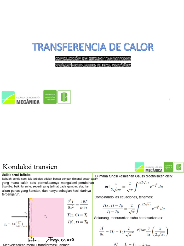 Konduksi Transien pada Benda Padat | PDF