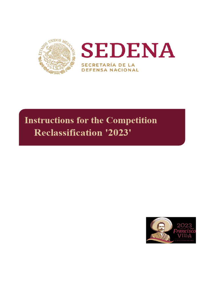 Reclassification Instruction 2023 | PDF | Physical Examination | Military