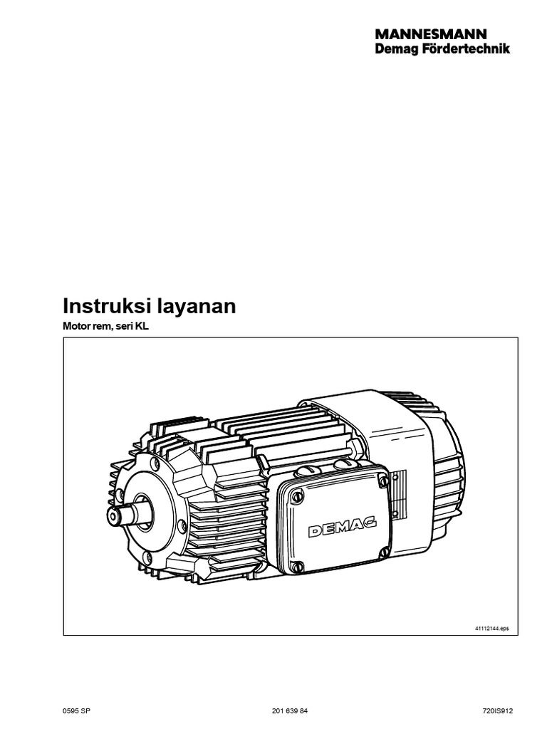 MOTOR KBH DEMAG | PDF