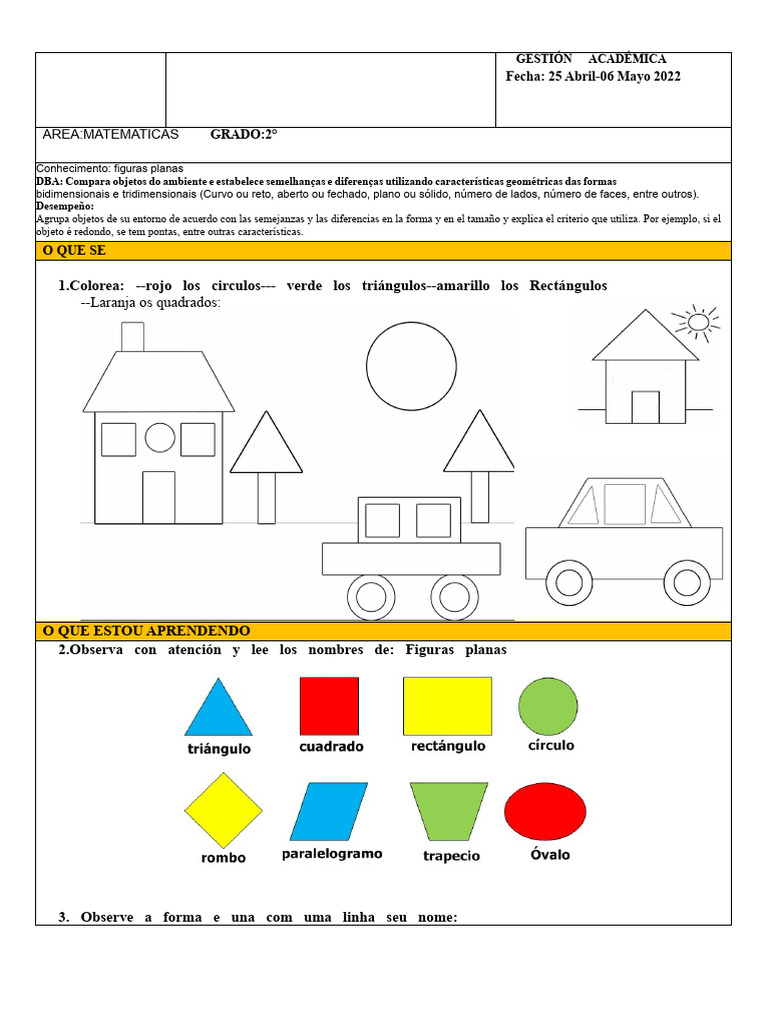 2° Figuras Planas | PDF